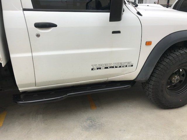 Nissan Patrol GU Ute rock sliders (all years) | MJC customs